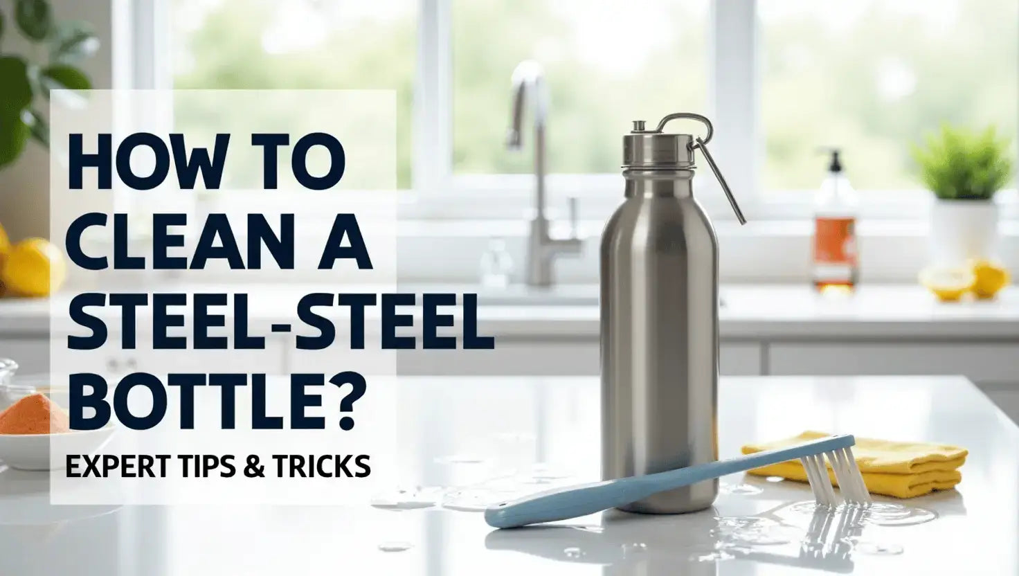 How to Clean a Stainless Steel Bottle? Expert Tips & Tricks – De Studio ...
