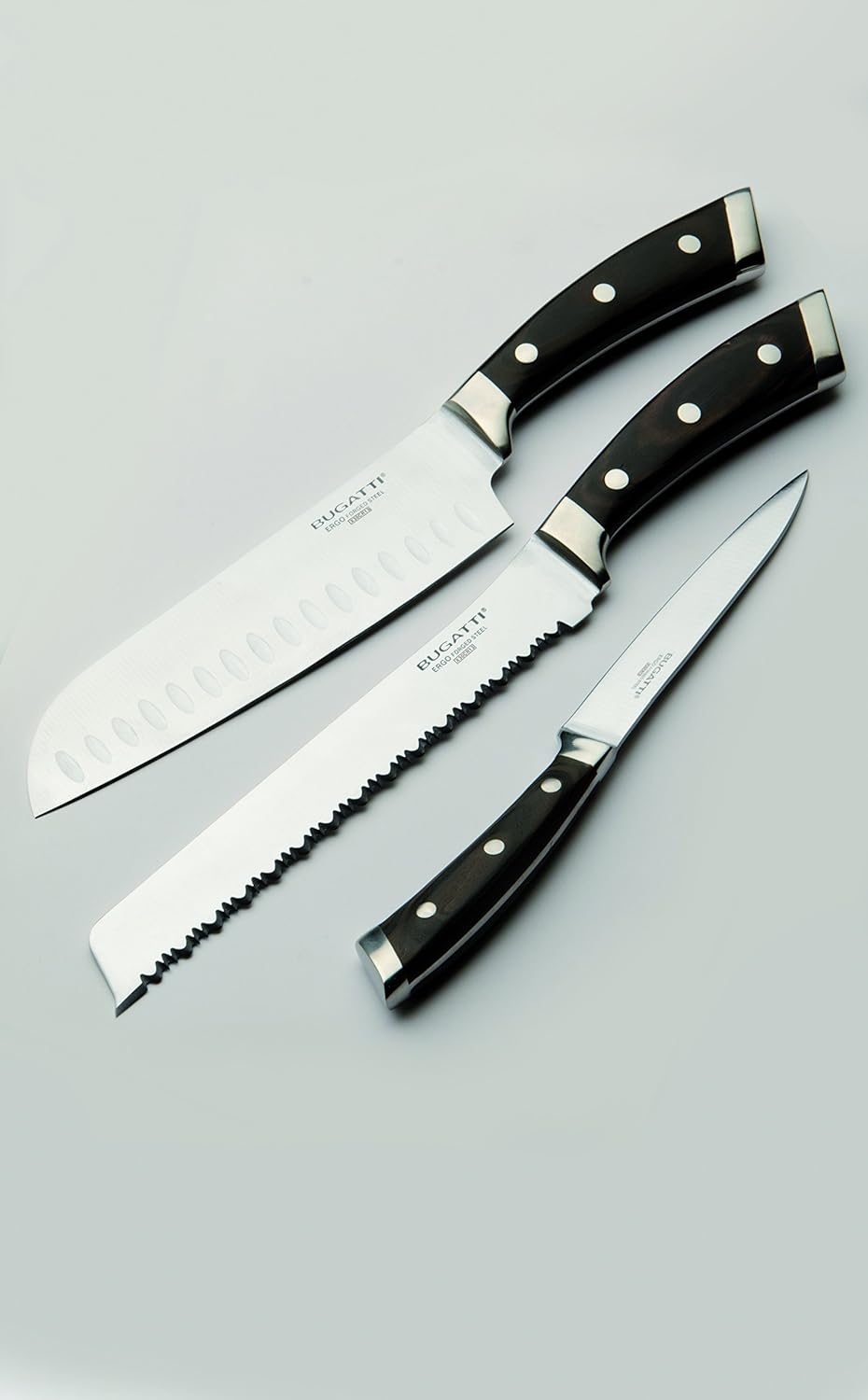 BUGATTI | Ergo Pakka Chef Knife, Kitchen Knife in Stainless Steel and ...