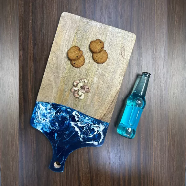 Ocean Sundown Epoxy Resin Platter - Best Home Decor in Dubai, UAE